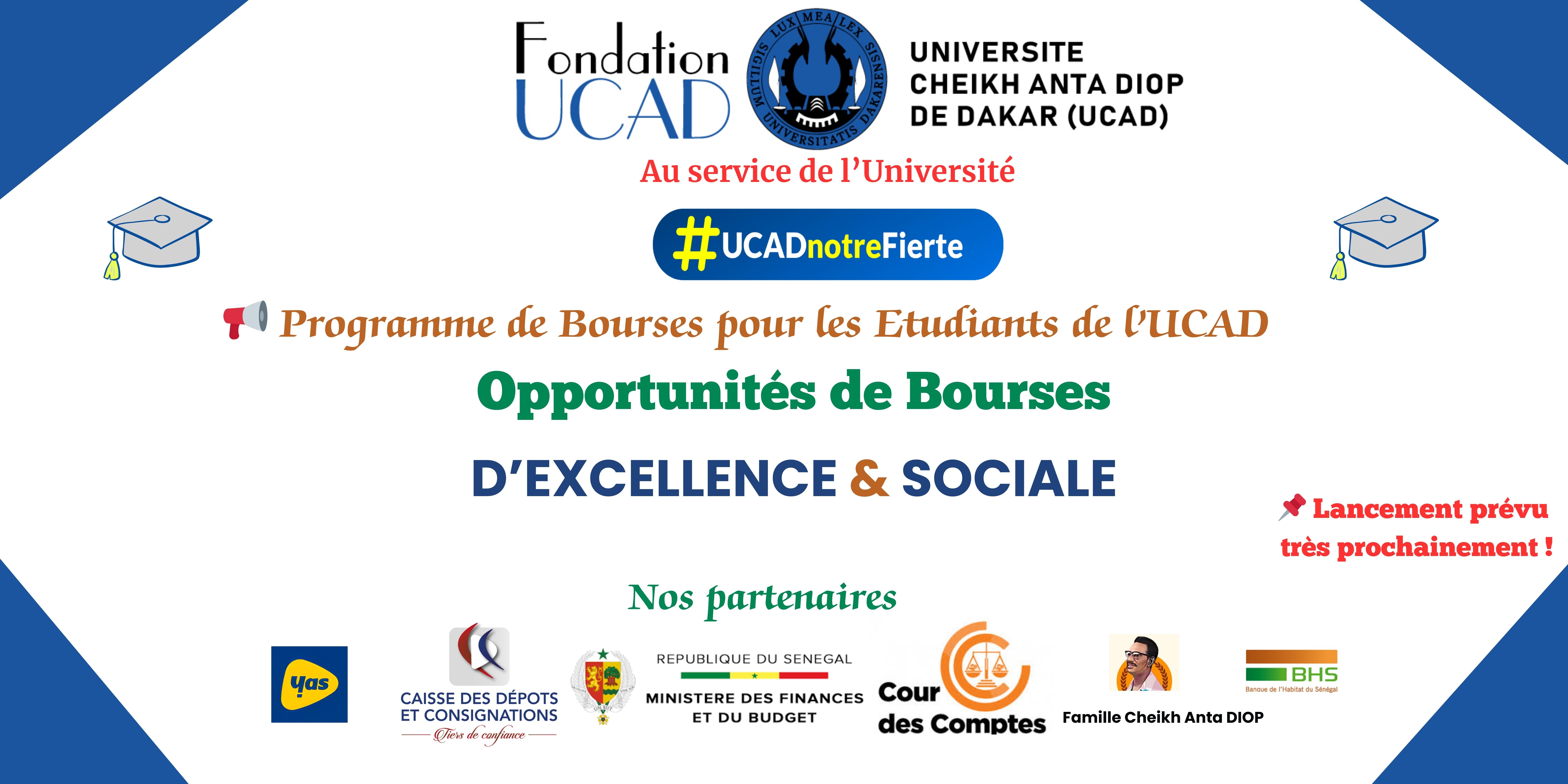 🎓 Lancement imminent du Programme de Bourses d’Excellence et de Bourses Sociales de la Fondation ...
